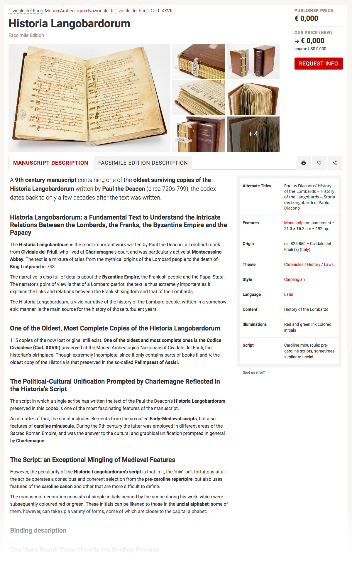 Tour of Facsimile Finder: all features explained