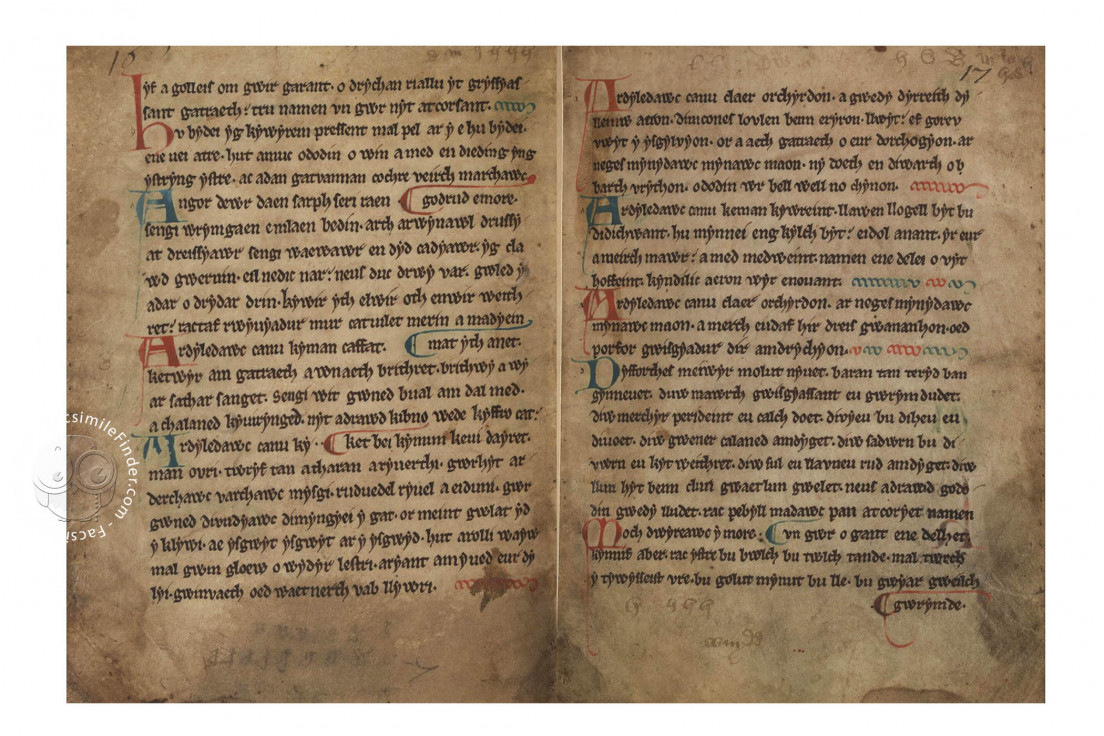 Book of Aneirin « Facsimile edition