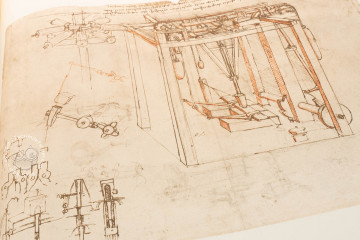 Leonardo Da Vinci Codex Atlanticus Facsimile - Book for Sale
