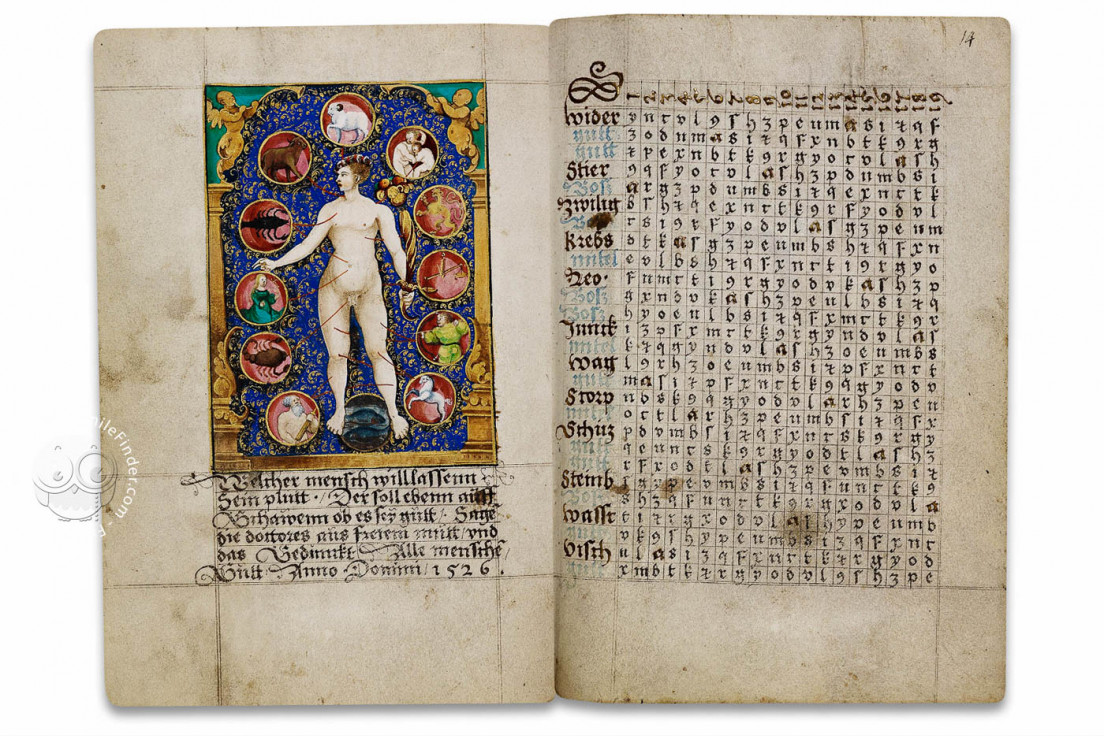 Calendar of Albrecht Glockendon of 1526 « Facsimile edition