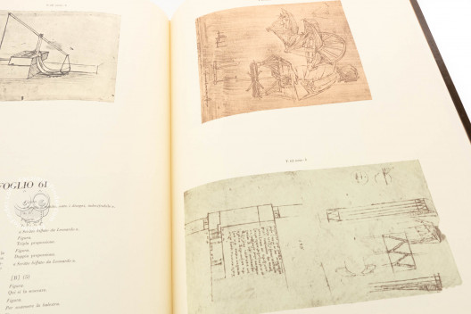 Leonardo Da Vinci Codex Atlanticus Facsimile - Book for Sale